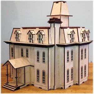 Birch Ply or MDF Addams Family Mansion Wood Kit